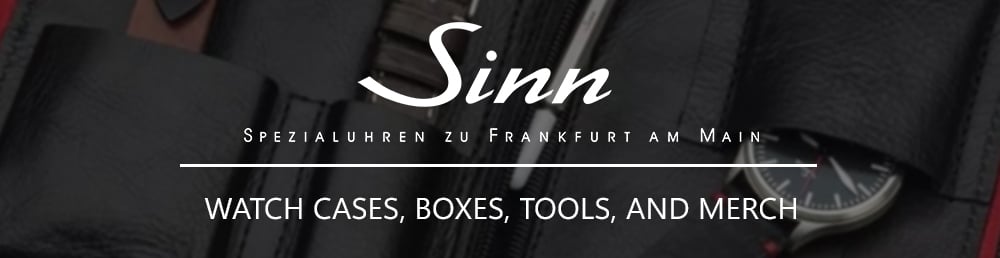 Sinn Watch Storage Cases, Boxes, Tools and Merchandise